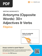 Filipino Antonym Pairs | PDF