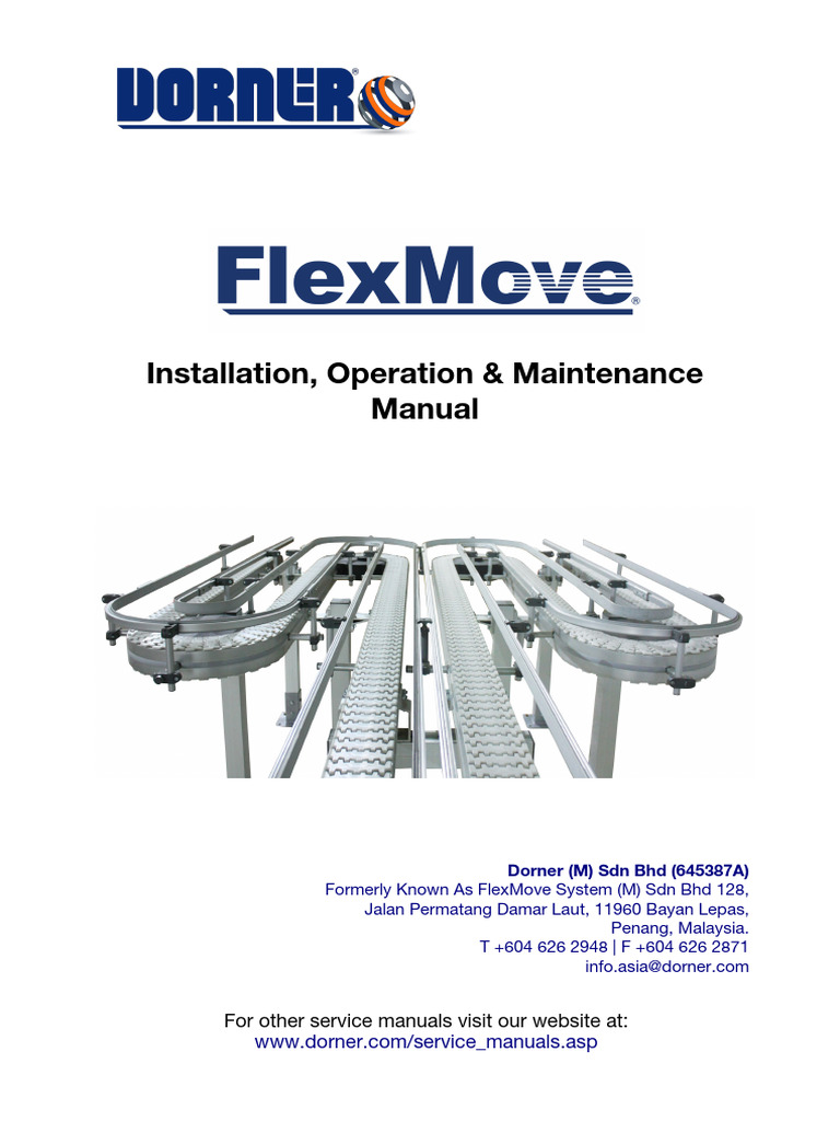 FlexMove Installation Operation Maintenance Manual | PDF | Screw | Rivet
