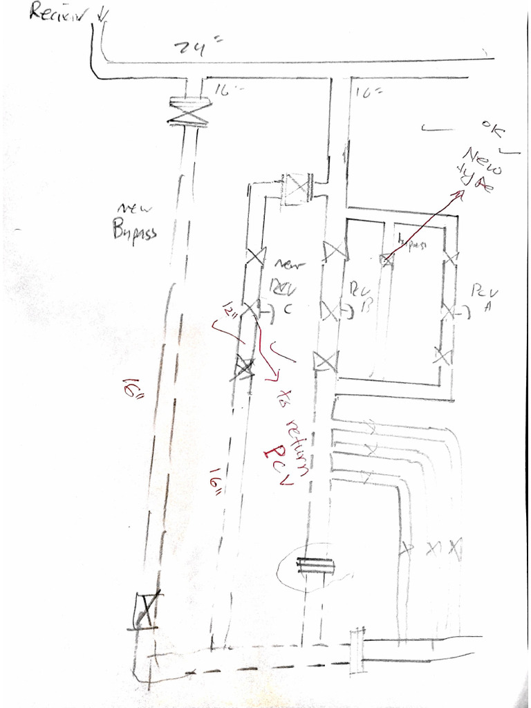 Sketch For Bypass Line | PDF