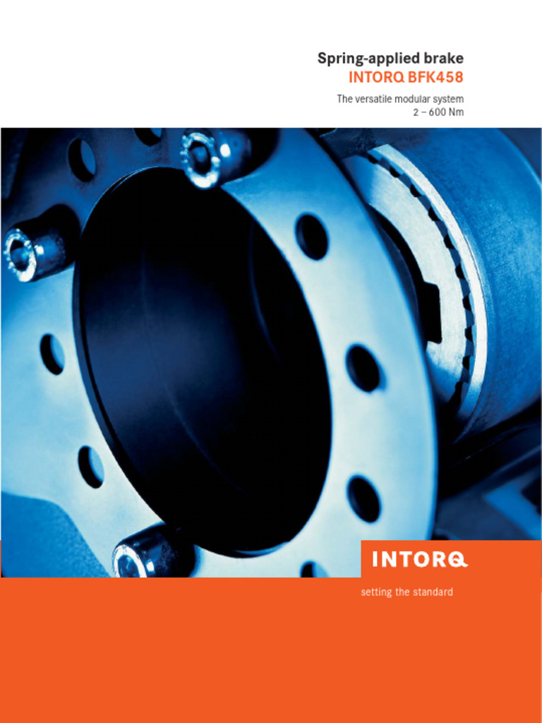 Intorq Bfk458 en | PDF | Brake | Machines