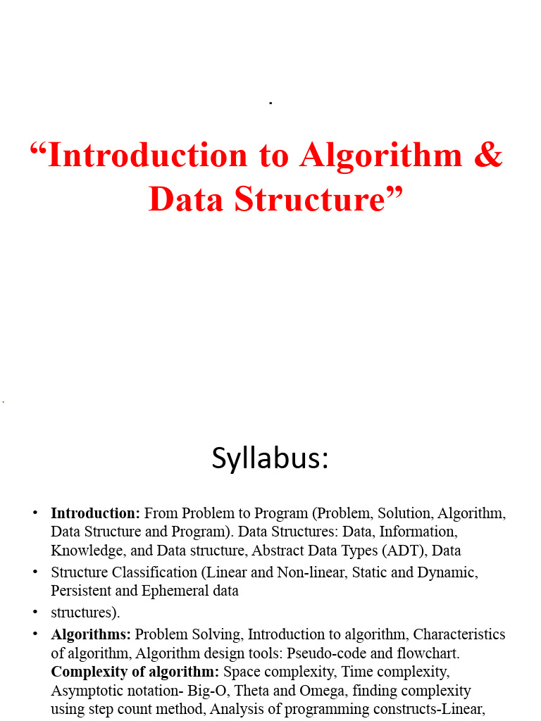 UNIT 1 FDS Updated | PDF | Applied Mathematics | Computer Programming