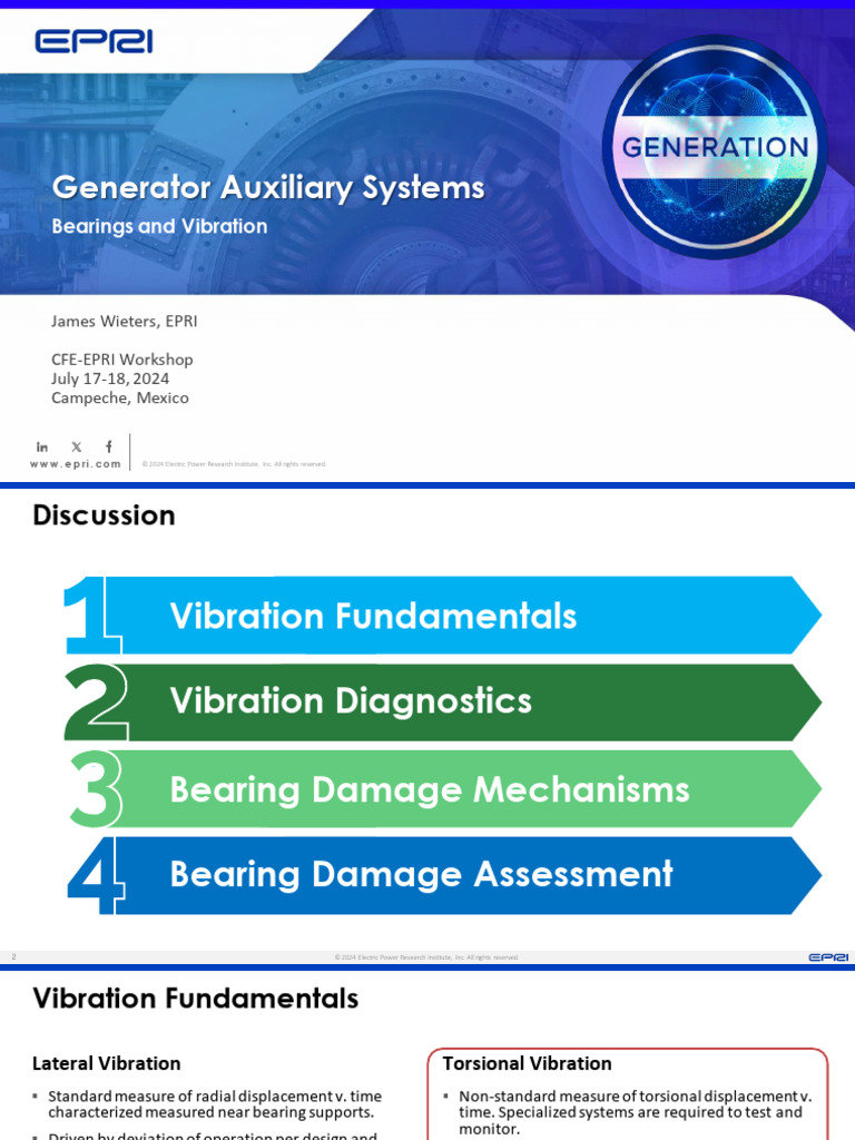 Vibration Diagnostics for Bearings | PDF | Resonance | Frequency