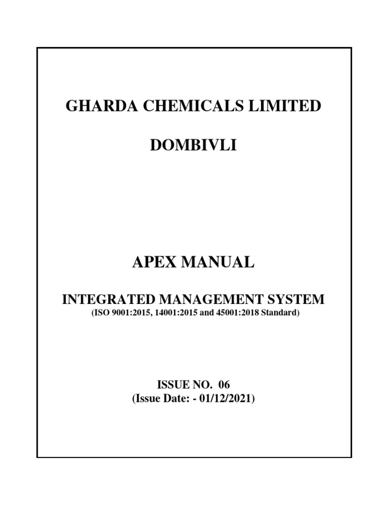Ims Apex Manual 01 12 2021 | PDF | Audit | Risk