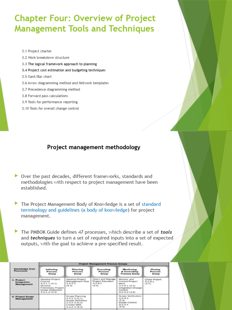 Chapter IV - PPTX 2042021 | PDF | Evaluation | Project Management