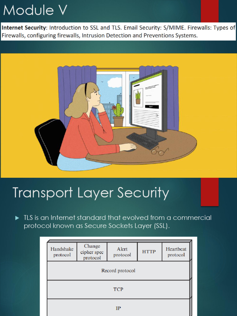 Module - V Internet Security | PDF | Transport Layer Security | Firewall (Computing)