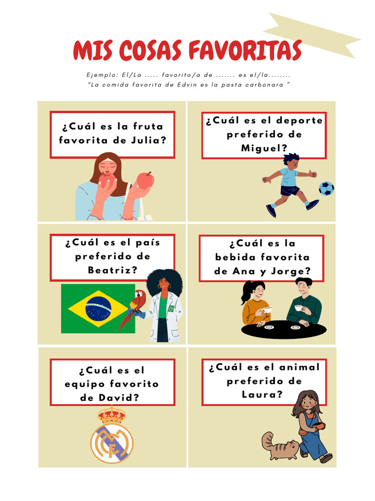 Mis Cosas Favoritas | PDF