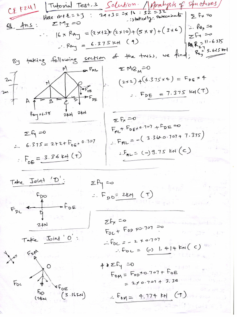 Tut 3 Solution | PDF