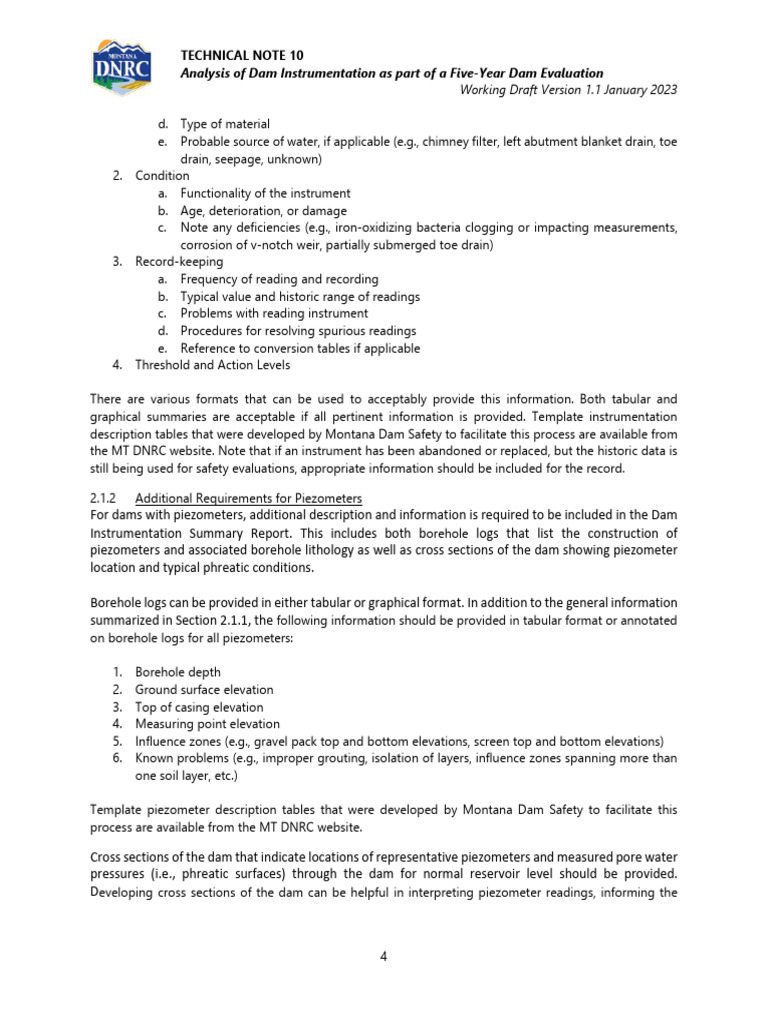 Technical Note10 Instrumentation Review Working Draft V1.2 - 6 | PDF ...