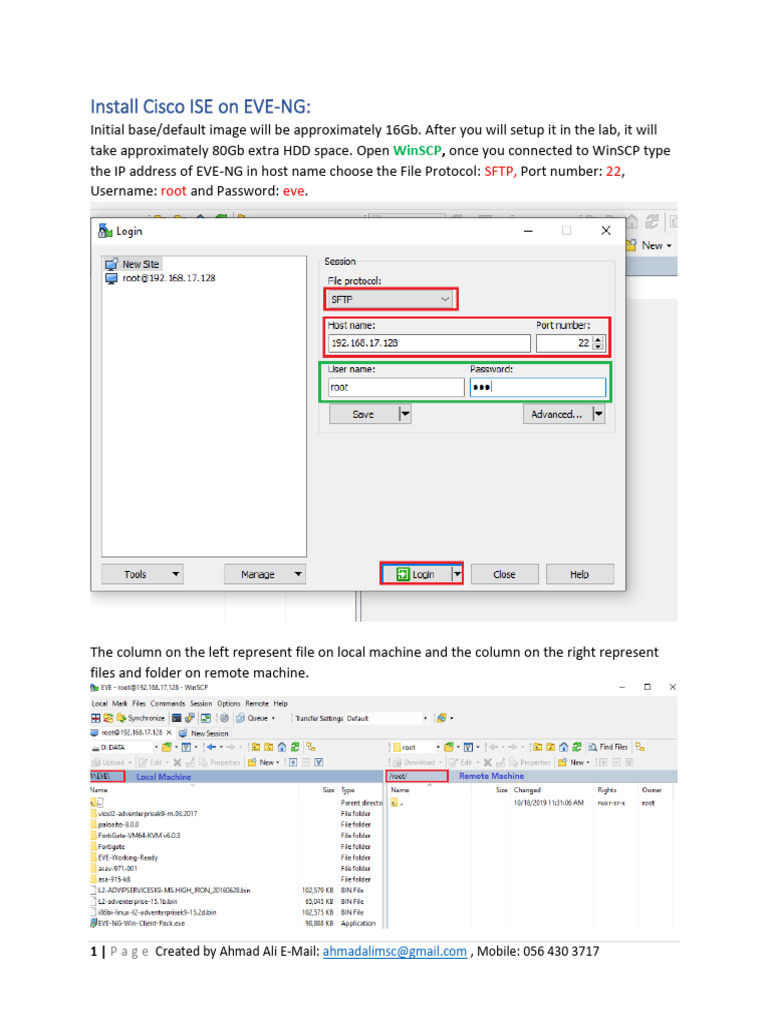 3 Install+Cisco+ISE+on+EVE | PDF