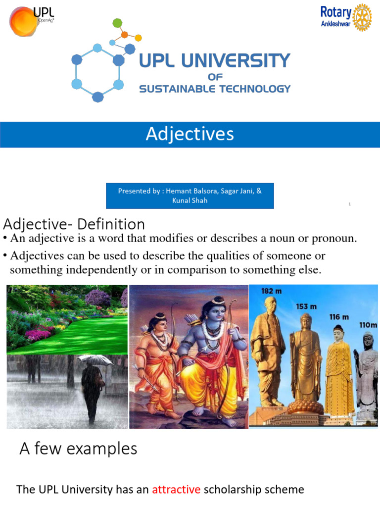 Adjectives | PDF | Adjective | Noun