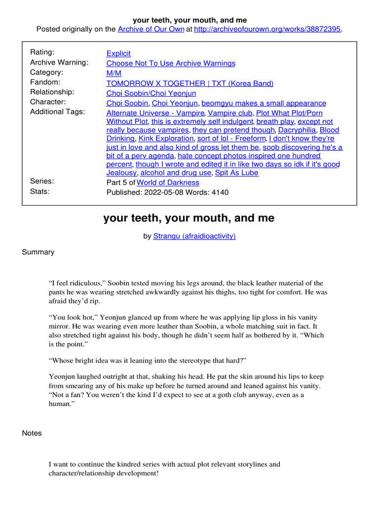 Your Teeth Your Mouth | PDF