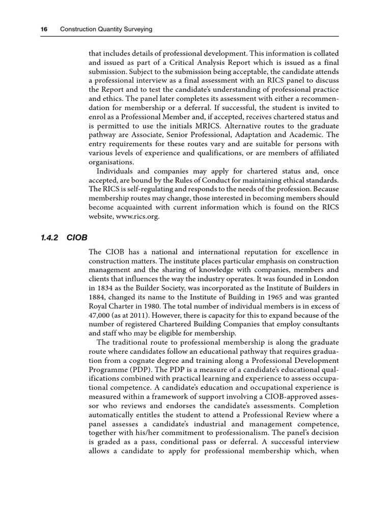 Construction Quantity Surveying - A Practical Guide For The Contractor's QS - 28 | PDF
