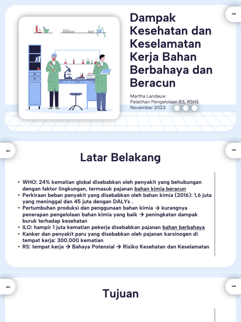 Dampak K3 Dari B3 - Martha - RSHS | PDF