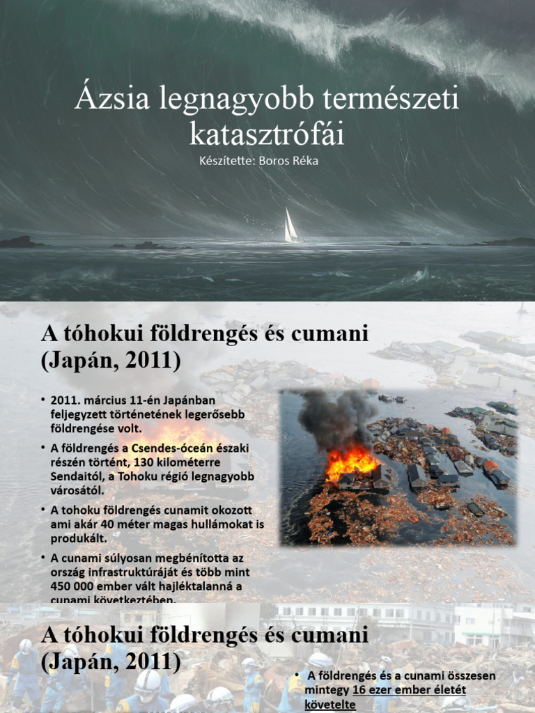 Ázsia Legnagyobb Természeti Katasztrófái | PDF