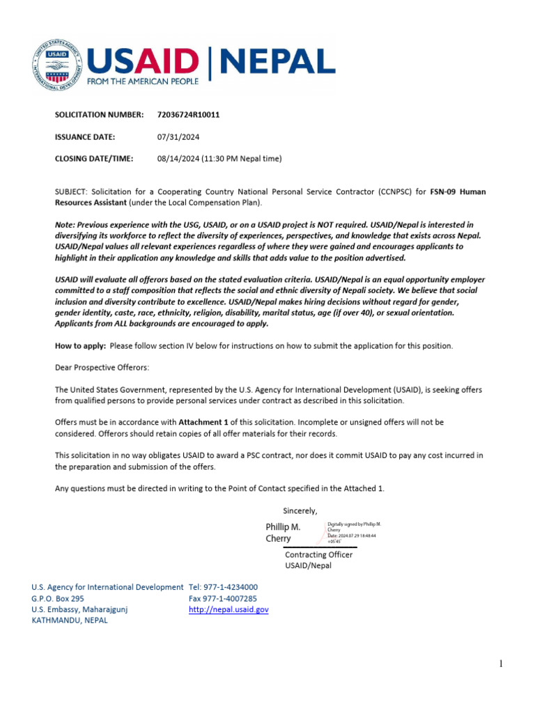 Solicitation and PD HR Assistant-EXO | PDF | Human Resource Management ...