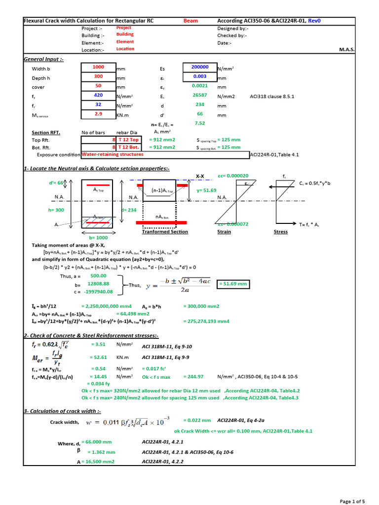 CW - Aci-350-06-Aci224r-013 | PDF | Solid Mechanics | Composite Material