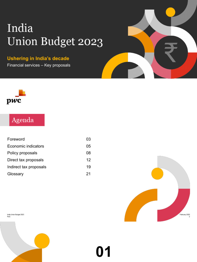 India Union Budget 2023 Fs v2 | PDF | Taxes | Economy Of India