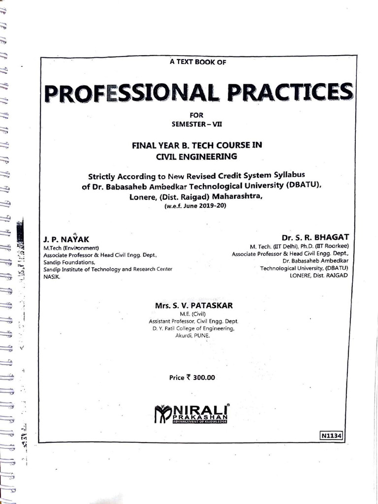 Professional Practices Nirali | PDF