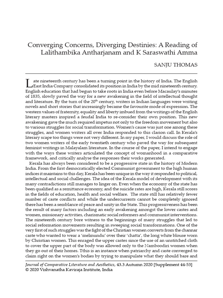 Converging Concerns Diverging Destinies Pdf