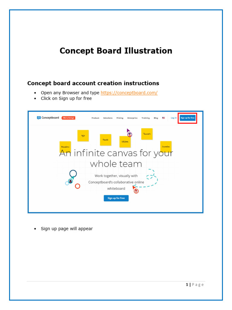 Conceptboard Login and Setup Guide | PDF | Computers