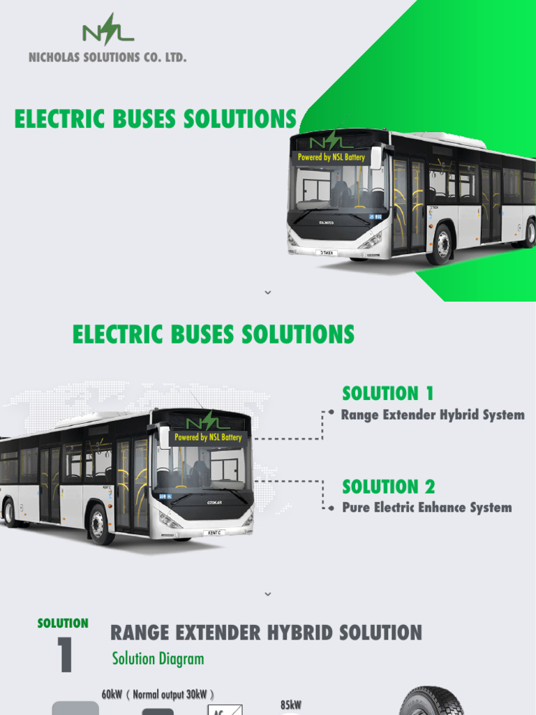 Electric Buses Solutions | PDF | Hybrid Vehicle | Electric Vehicle