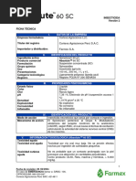 Ficha Técnica del Insecticida Closer 240 SC | PDF | Insecticida | Toxicidad