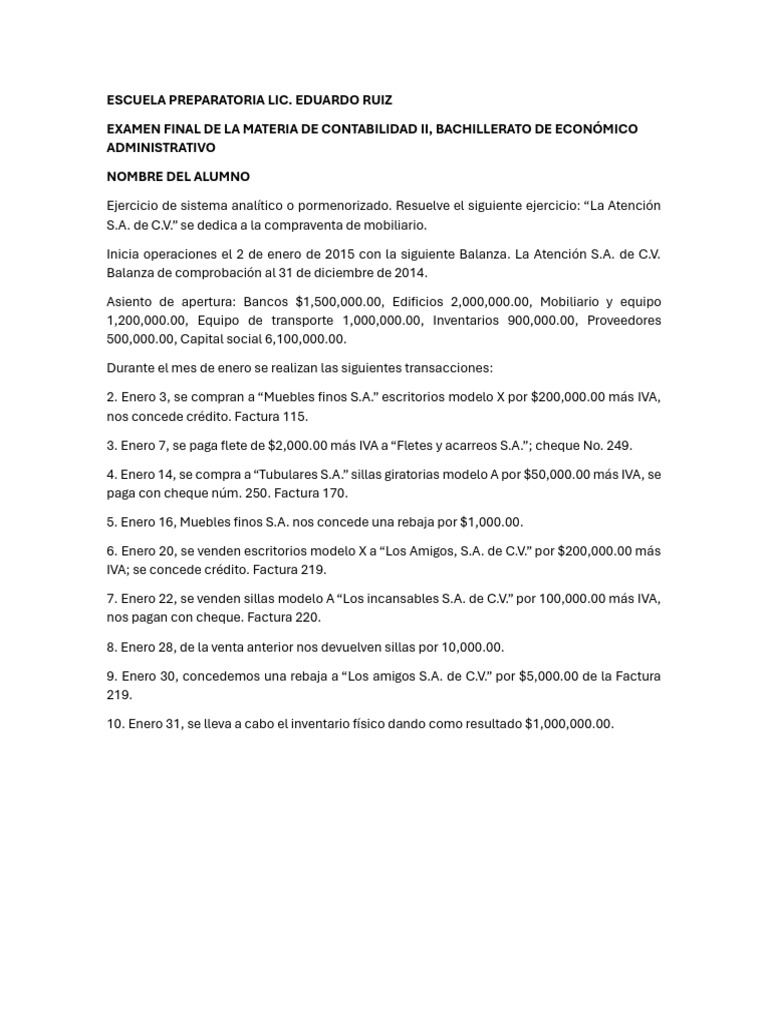 Final Conta 2024 | PDF