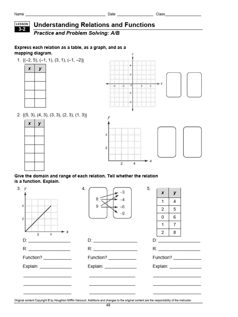 CA Practice U2M03L02 AB | PDF | Function (Mathematics) | Mathematical ...