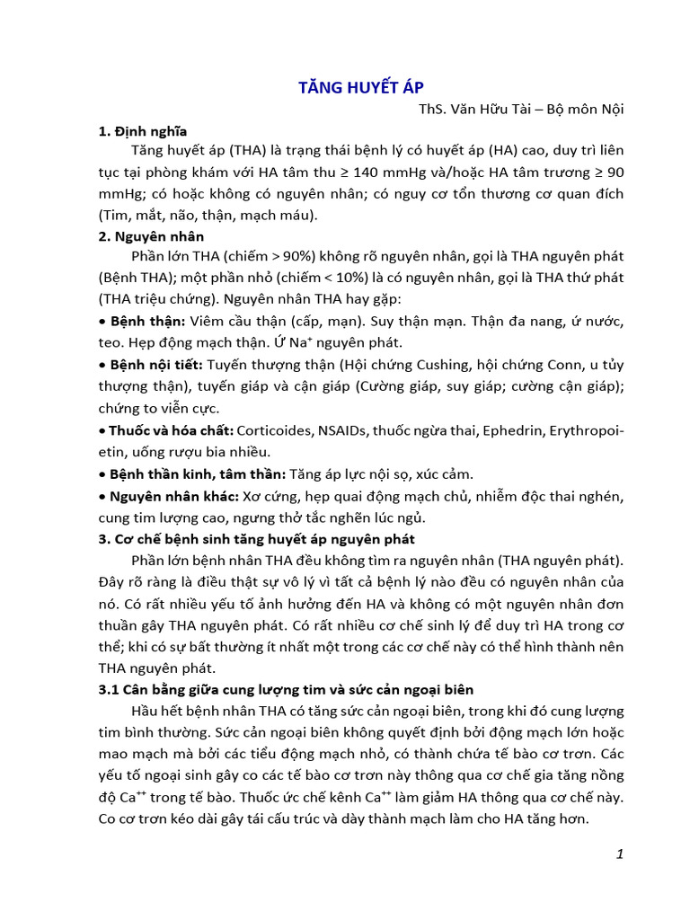 Tang Huyet AP 2022 | PDF