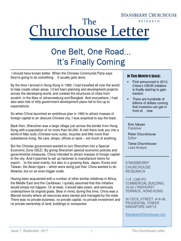 The Churchouse Letter September 2017 2 | PDF | Exchange Traded Fund ...