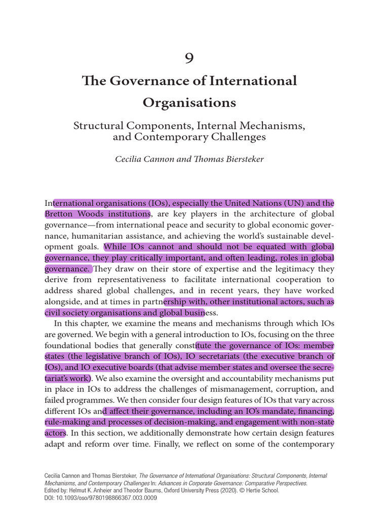 The_Governance_of_International_OrganisationsStructural_Components ...