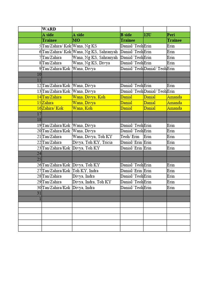 Medical Staff Scheduling Guide | PDF