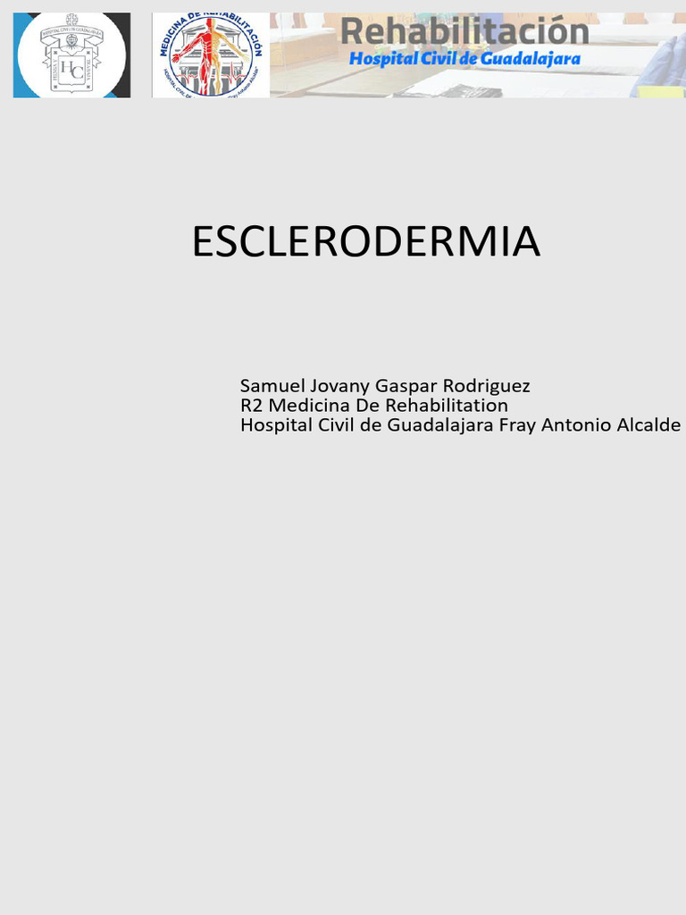 Esclerodermia 1 | PDF | Enfermedades y trastornos | Especialidades Medicas