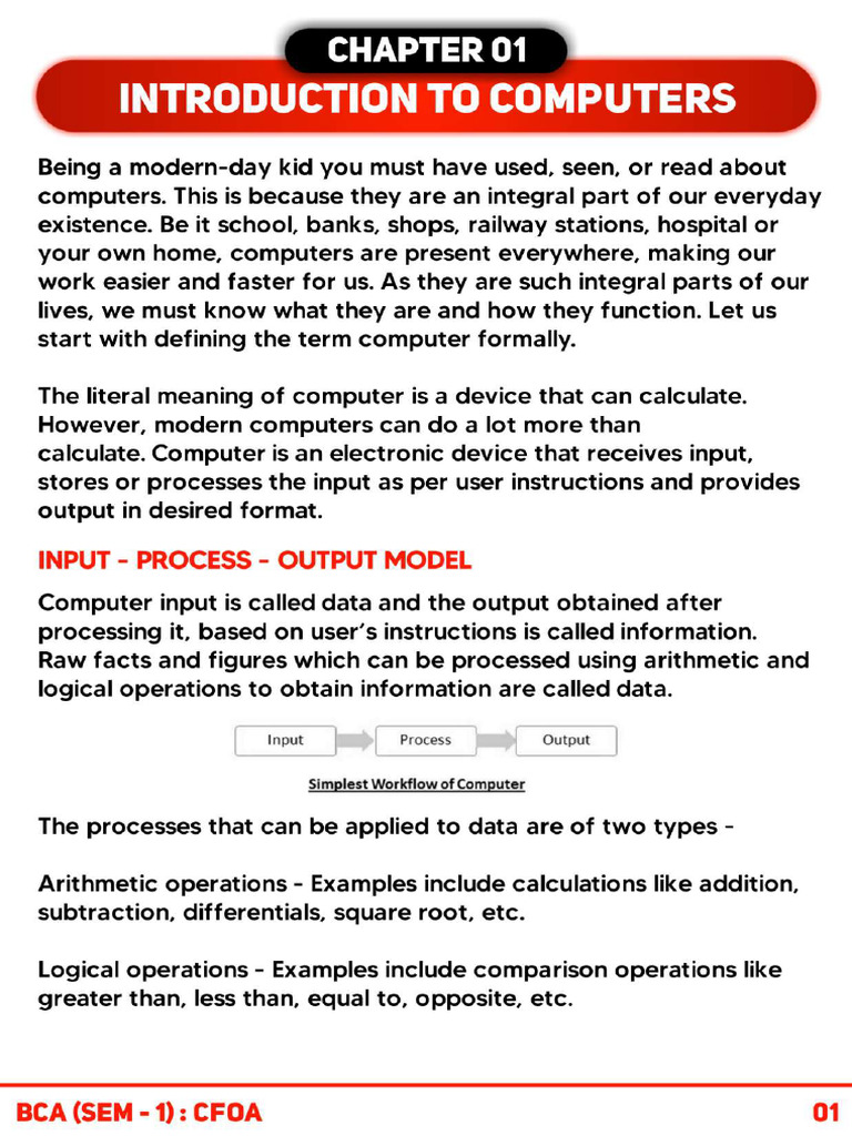 Introduction To Computer | PDF