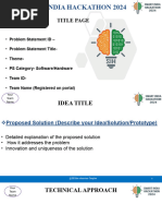 Hackathon Proposal Format | PDF