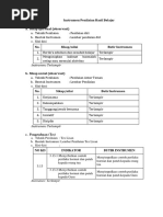 Instrumen Penilaian PAI Kelas 4 Semester 2 TP. 2024 - 2025 | PDF