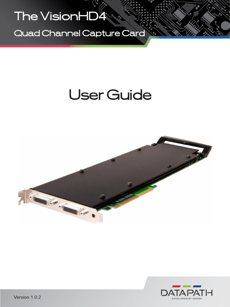 Datapath VisionHD4 - User - Guide - EN | PDF | Hdmi | Video