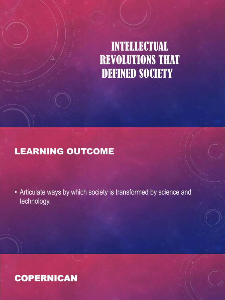 Prelim Intellectual Revolution | PDF