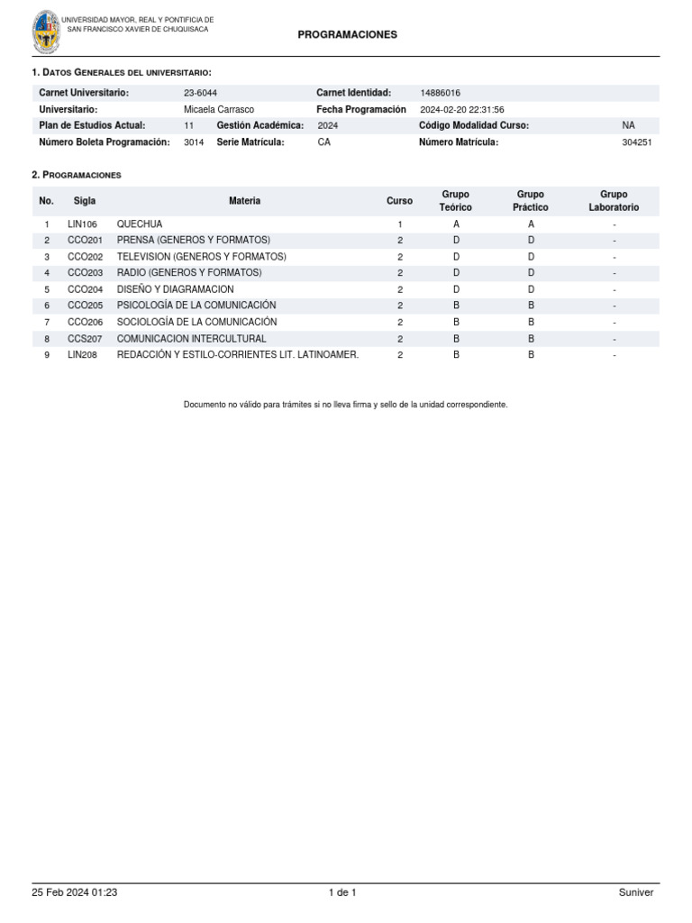 generar-programaciones | PDF