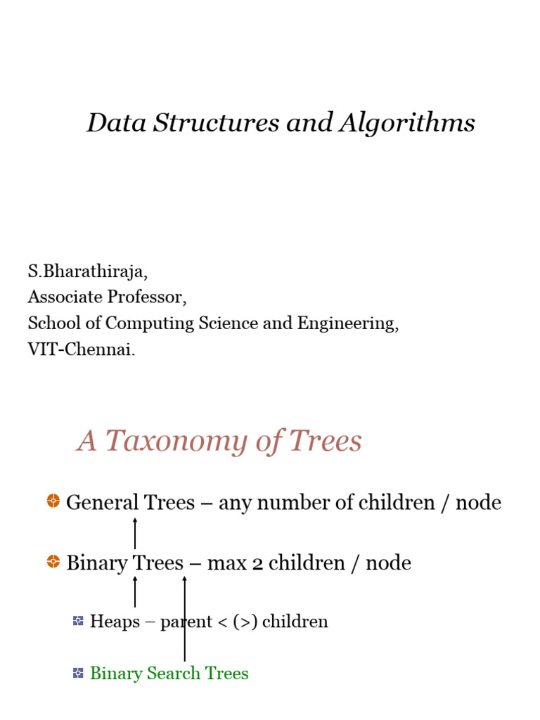 Binary Search Tree Pdf Algorithms Computer Programming