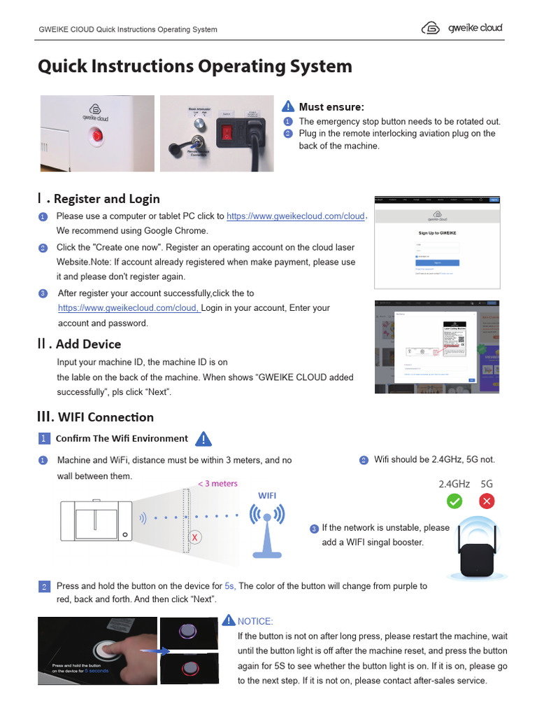 GWEIKE-ClOUD-Quick-Instructions-Operating-System | PDF | Wi Fi ...