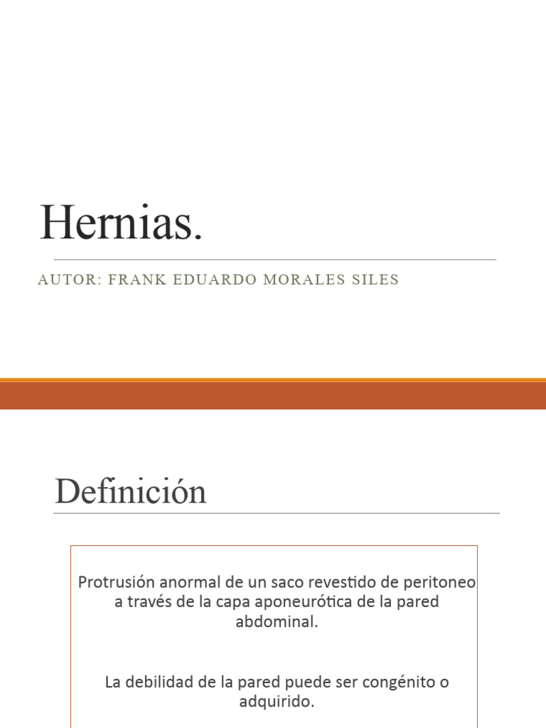 Hernias-1 | PDF | Abdomen | Anatomía