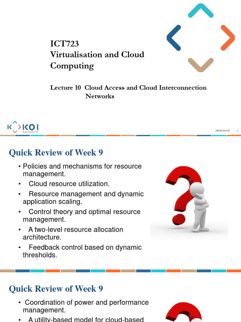 Lecture 10 ICT723 | PDF | Transmission Control Protocol | Computer Network