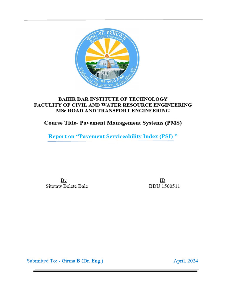 Understanding Pavement Serviceability Index | PDF | Road Surface | Road