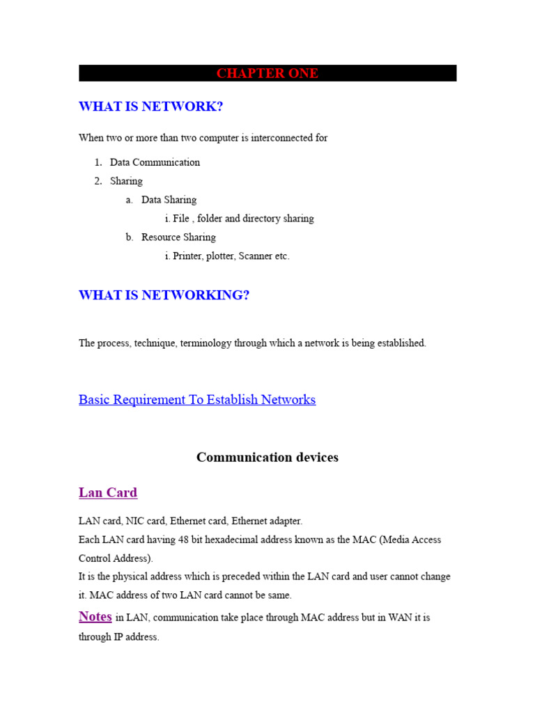 Ccna Notes by Rima | PDF | Computer Network | Osi Model