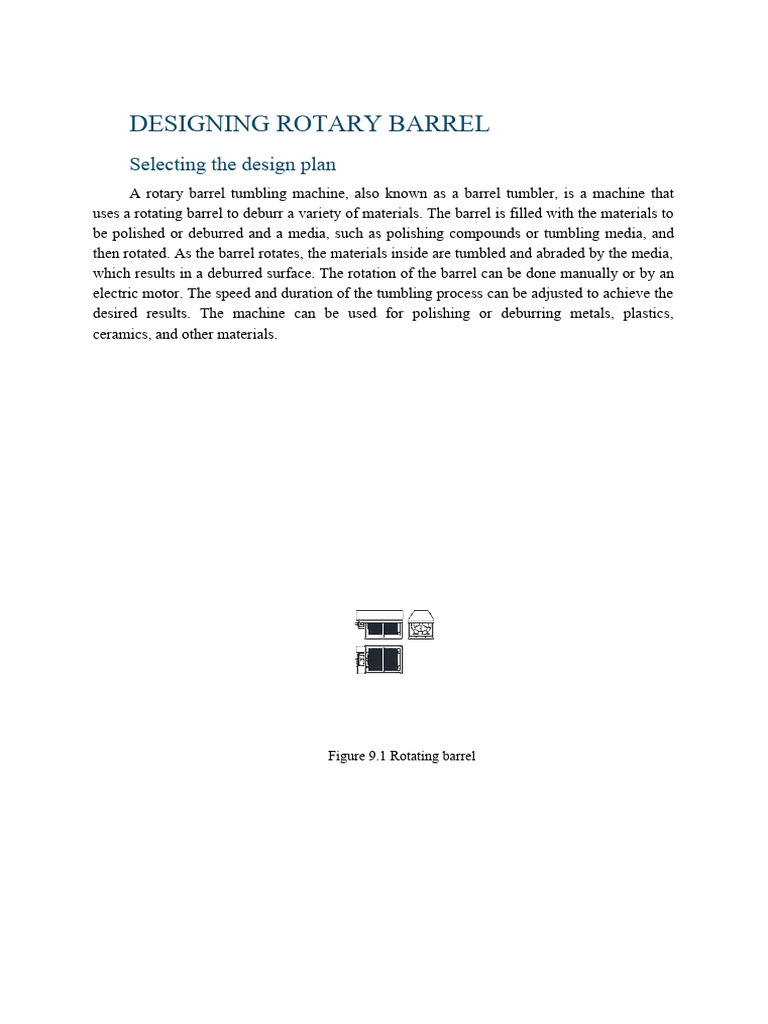 Designing Rotary Barrel | PDF