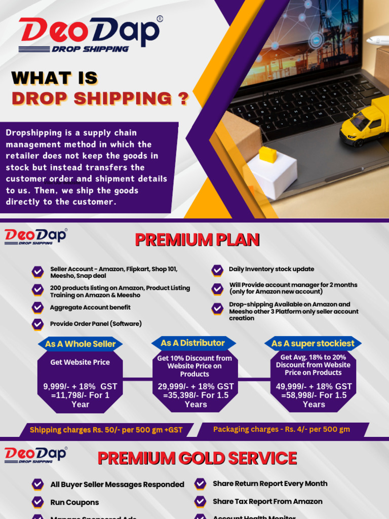 Drop Shipping New Plans Final (1) | PDF | Business Economics | Business