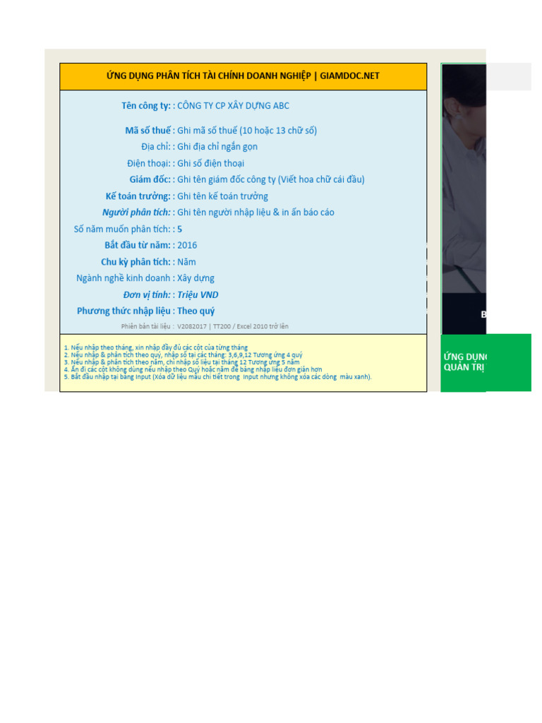 Phantich BCTC CTCP ABC | PDF