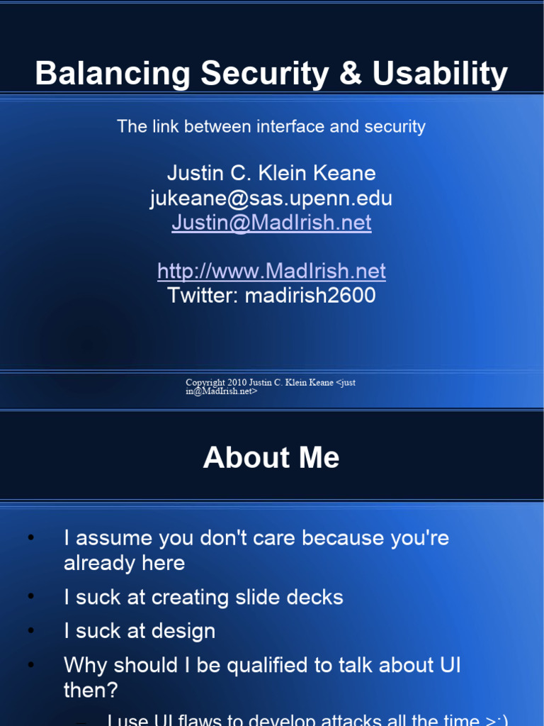 Security Usability | PDF | User Interface | Computer Security