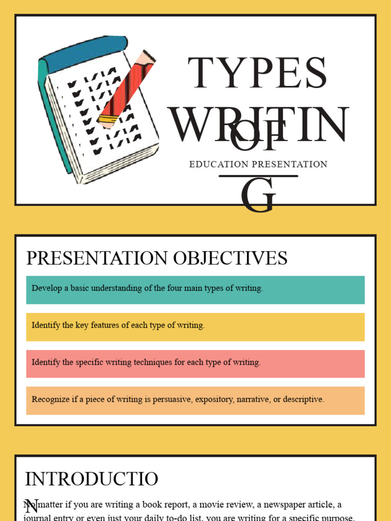 Blue Simple English Paragraph Writing Structure Presentation | PDF ...